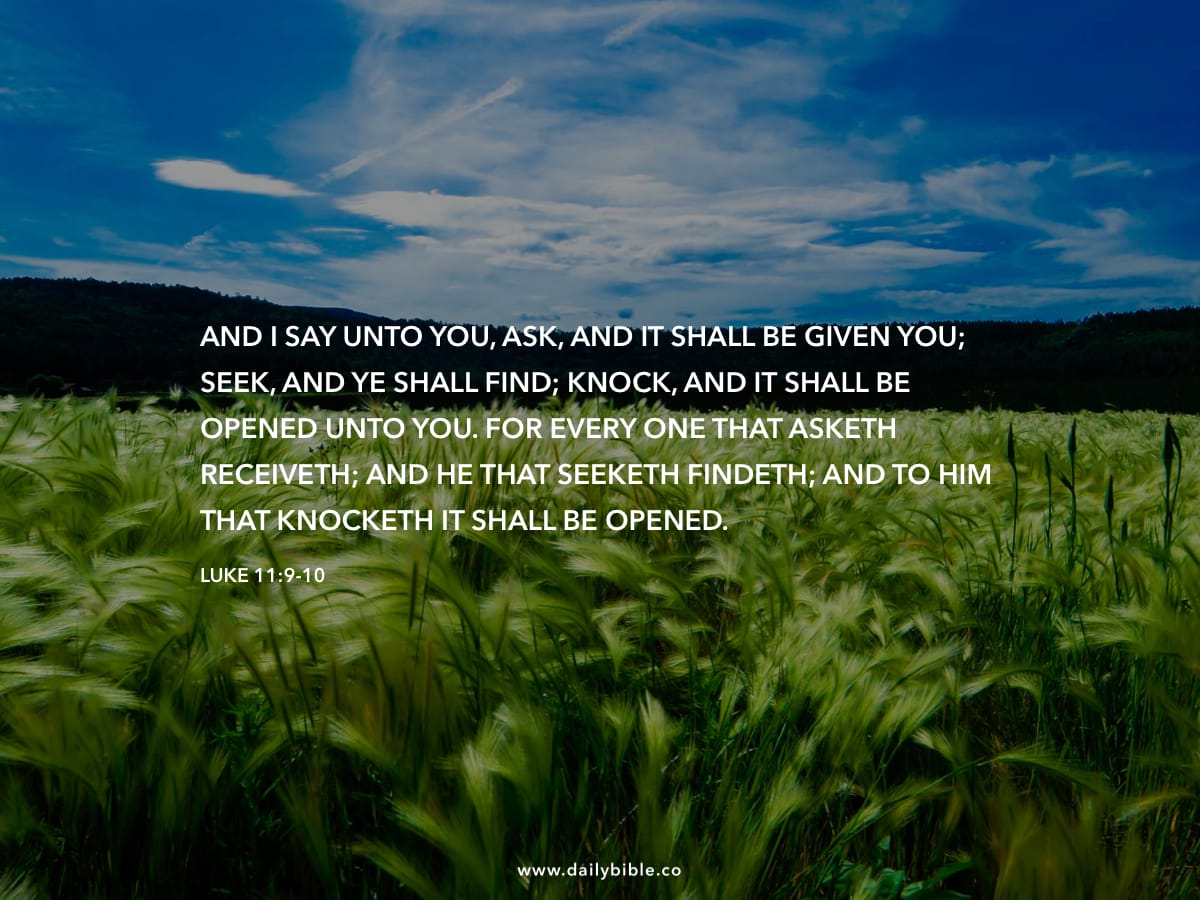 Luke 11 9 10 Daily Bible Inspirations