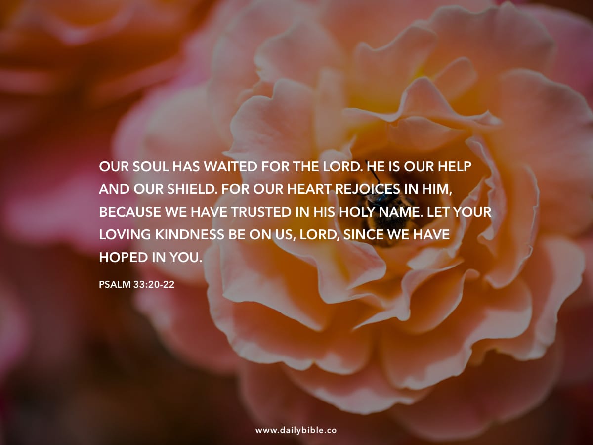 Psalm 33 20 22 Daily Bible Inspirations