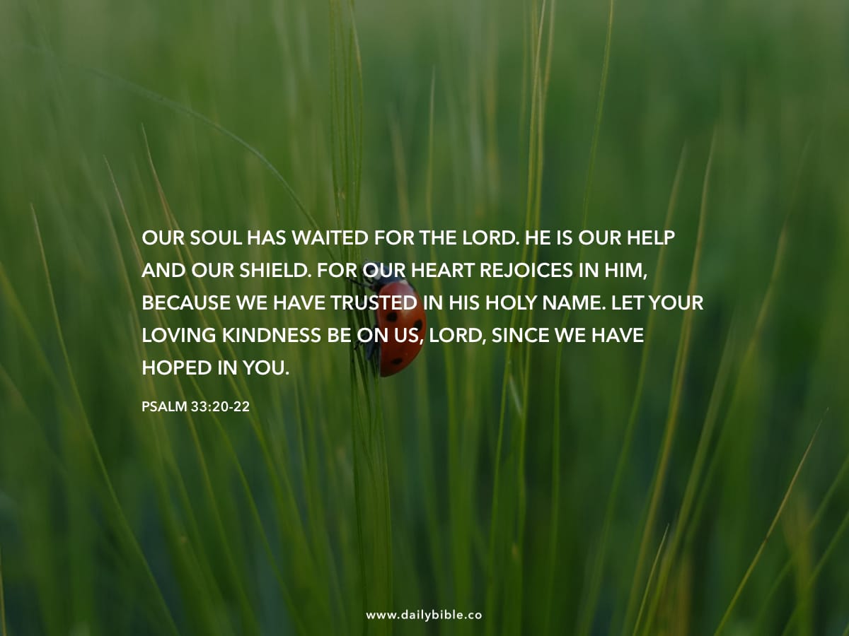 Psalm 33 20 22 Daily Bible Inspirations