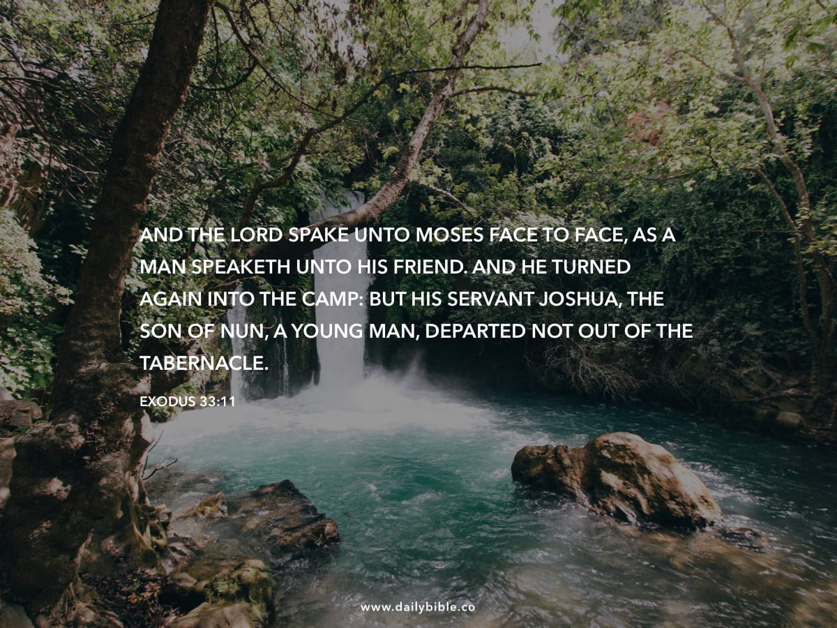 Exodus 33 11 Daily Bible Inspirations Exodus 33 11 Daily Bible Inspirations