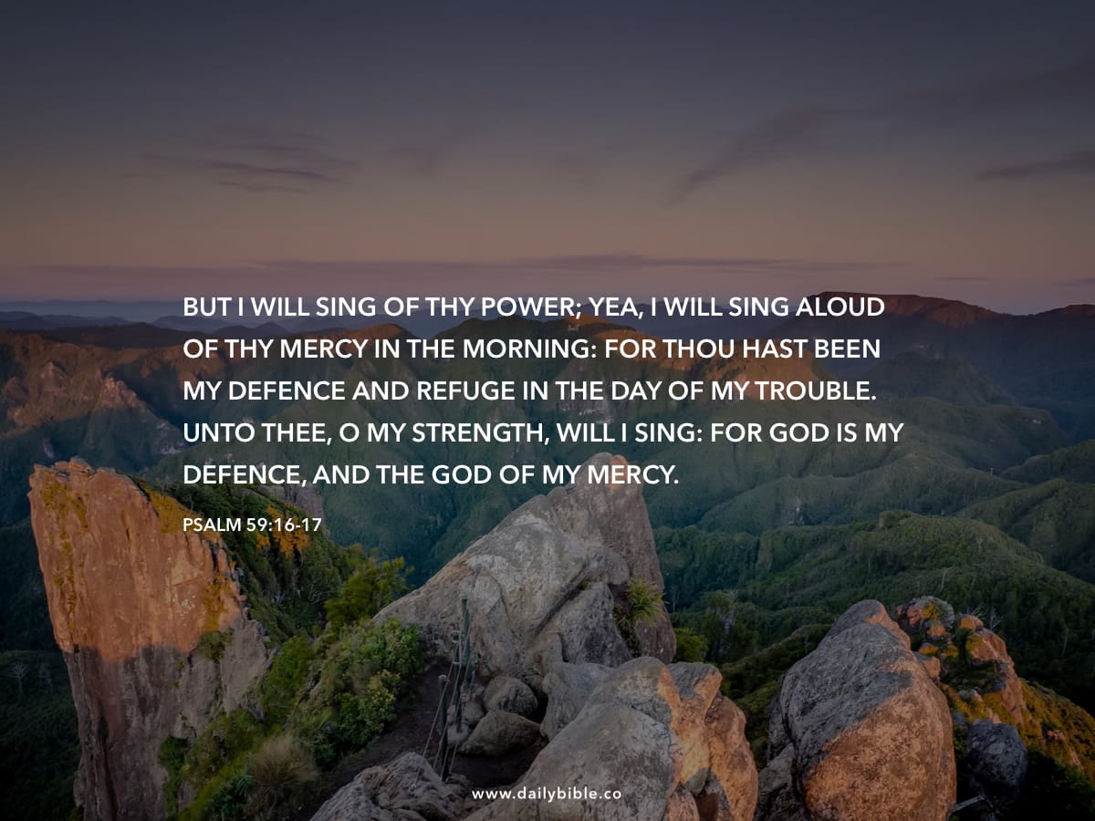 Psalm 59 16 17 Daily Bible Inspirations Psalm 59 16 17 Daily Bible Inspirations