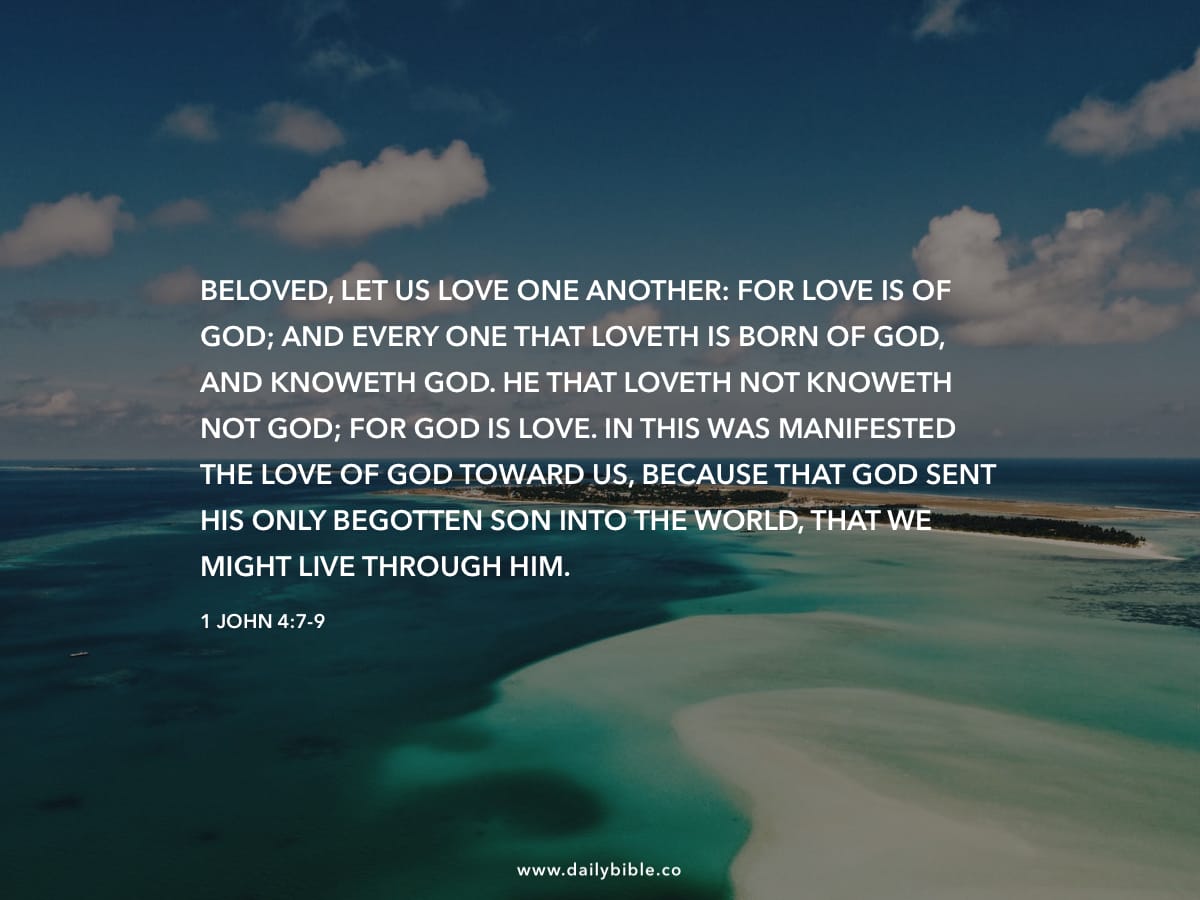 1 John 4 7 9 Daily Bible Inspirations
