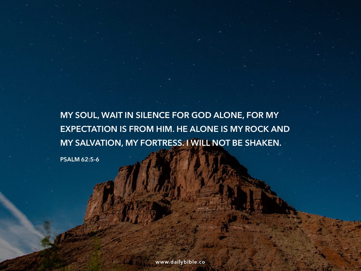 Psalm 62 5 6 Daily Bible Inspirations