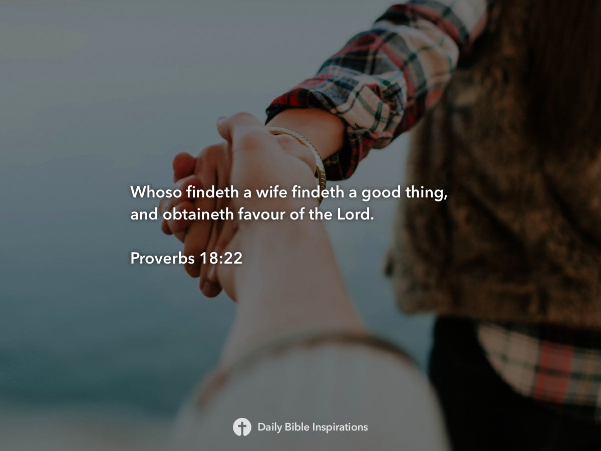 Proverbs 18:22 - Daily Bible Inspirations