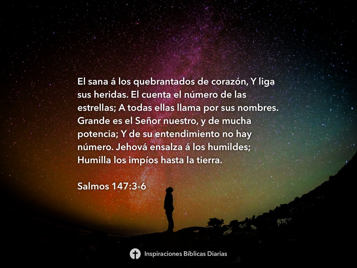 Salmos 147:3-6 - Inspiraciones Bíblicas Diarias