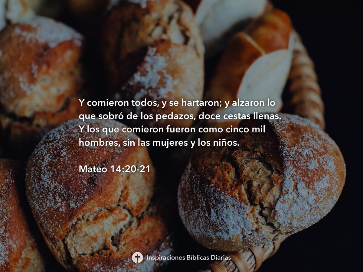 Mateo 14:20-21 - Inspiraciones Bíblicas Diarias