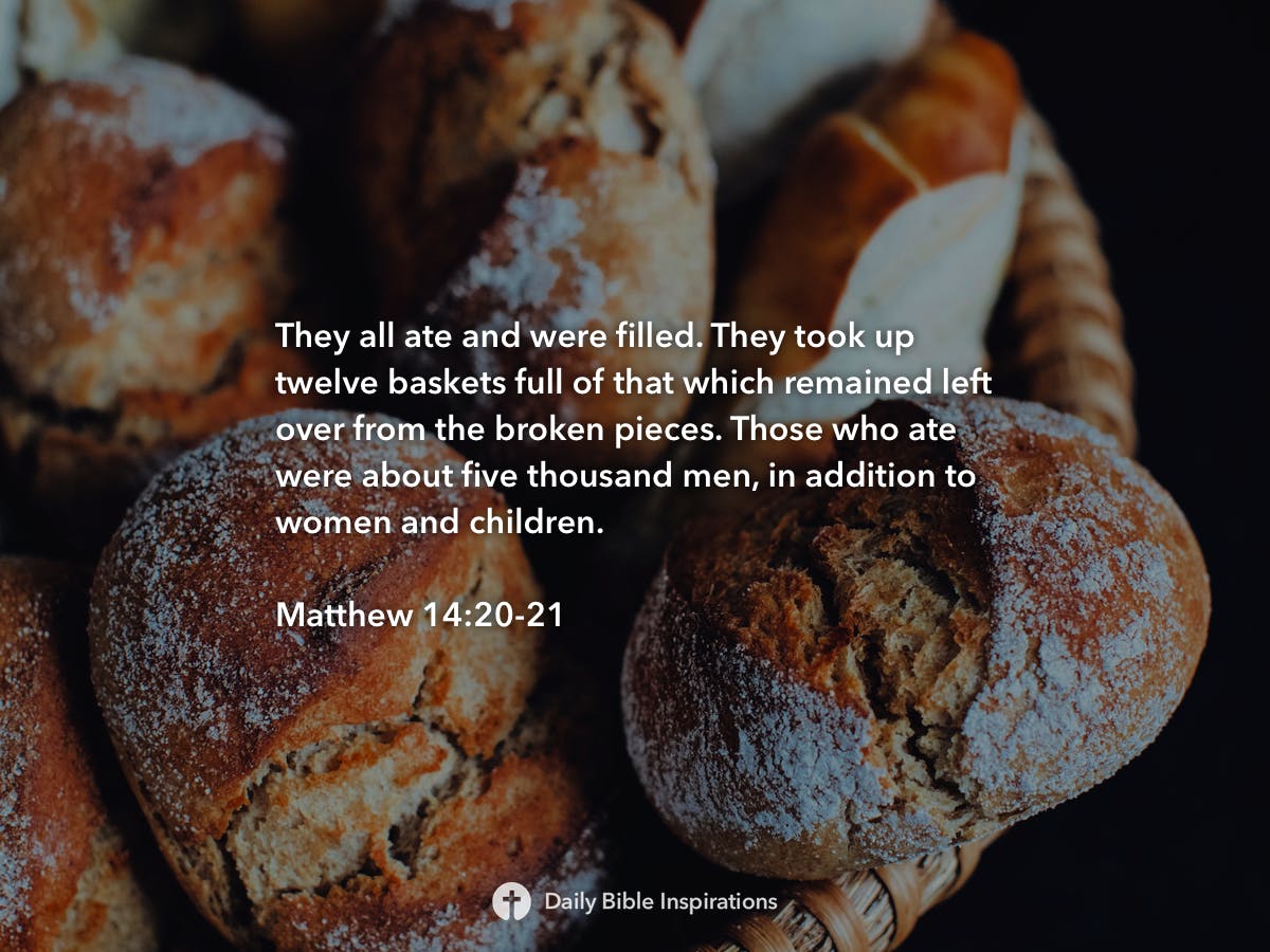 Matthew 14:20-21 | Daily Bible Inspirations