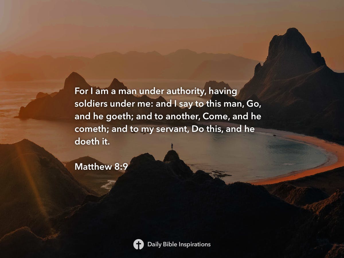 Matthew 8:9 - Daily Bible Inspirations