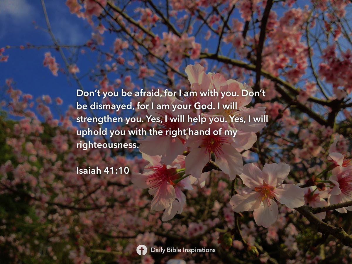 Isaiah 41:10 - Daily Bible Inspirations
