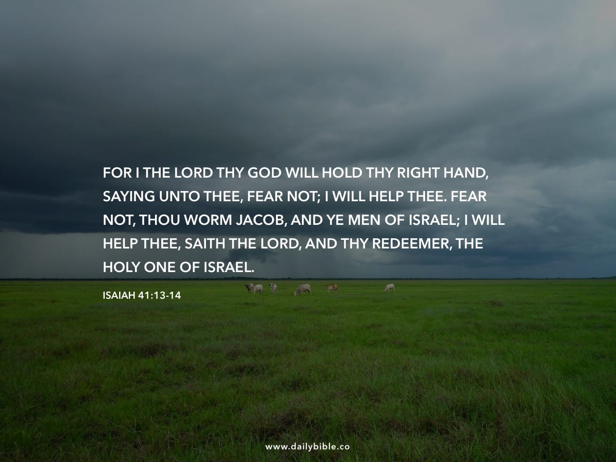 Isaiah 41:13-14 - Daily Bible Inspirations