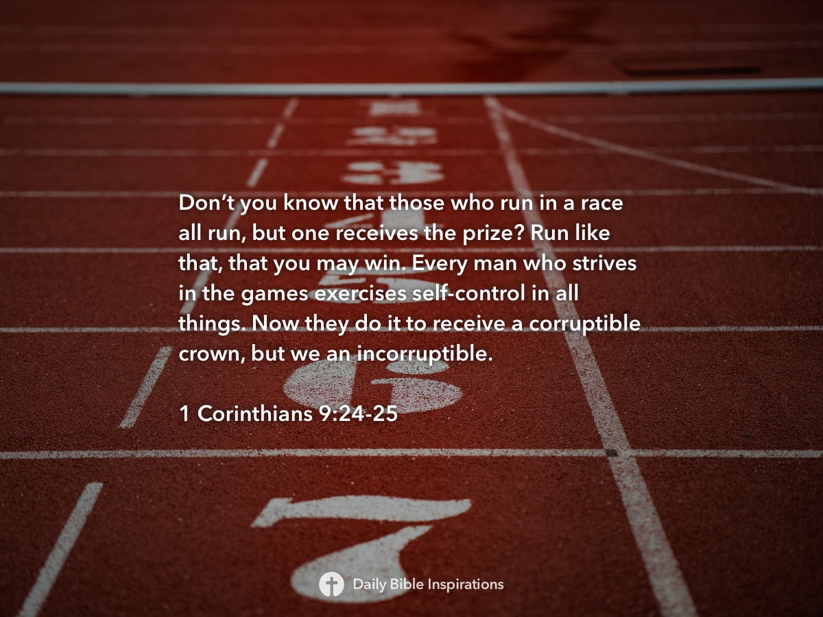 1 Corinthians 9:24-25 | Daily Bible Inspirations