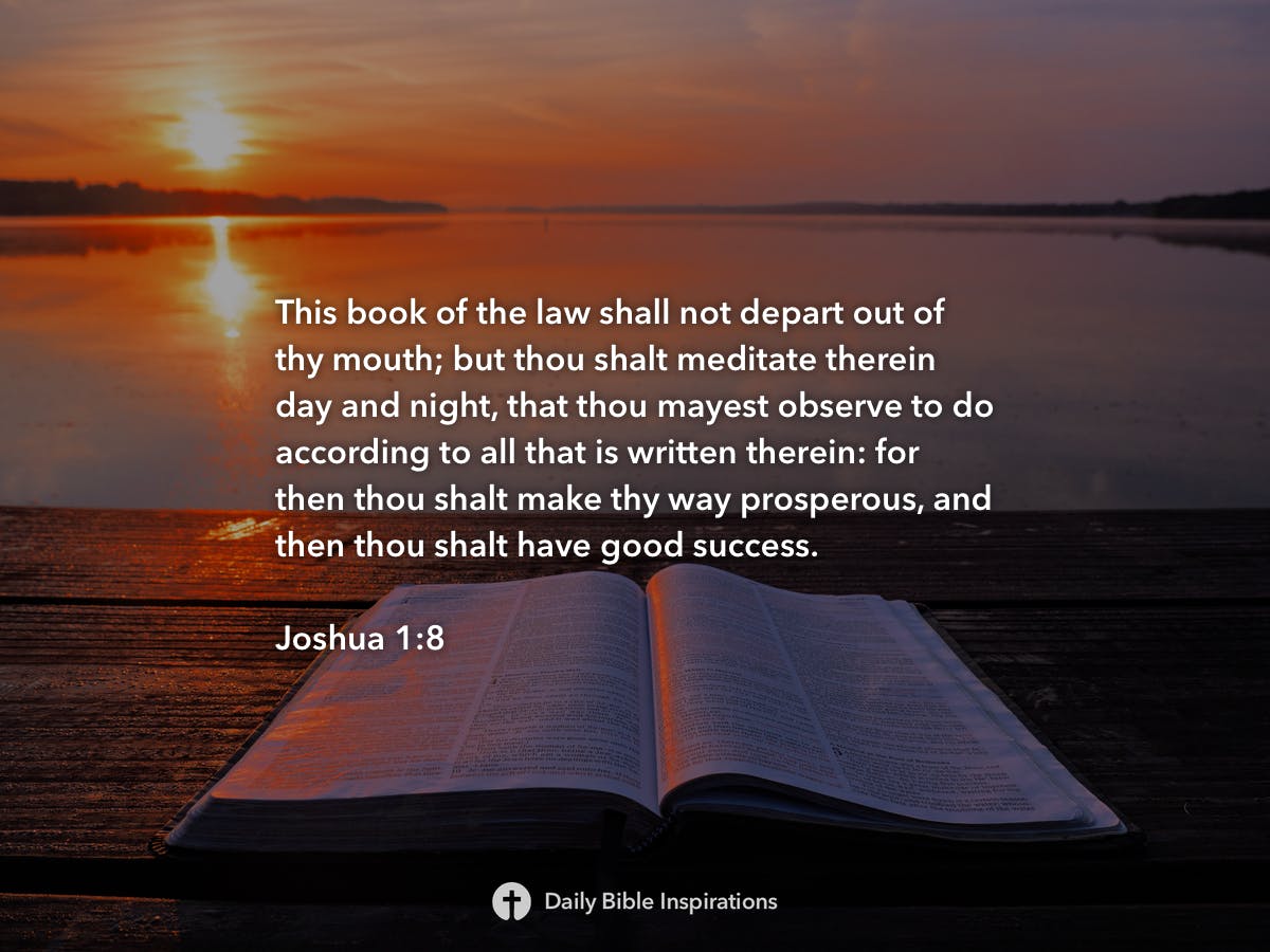 Joshua 1:8 - Daily Bible Inspirations