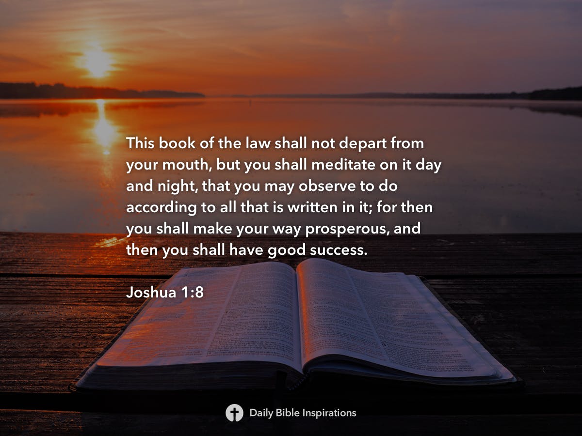 Joshua 1:8 | Daily Bible Inspirations