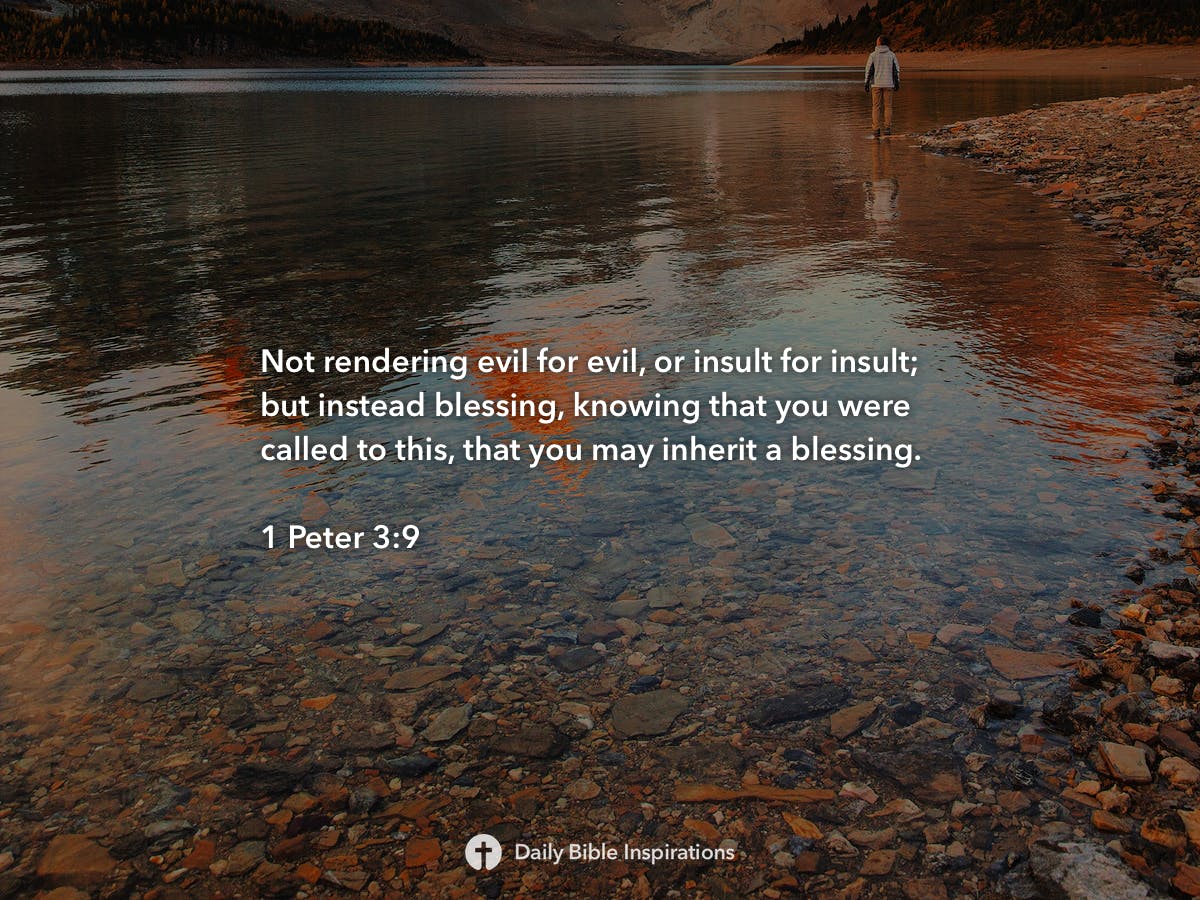 1 Peter 3:9 - Daily Bible Inspirations