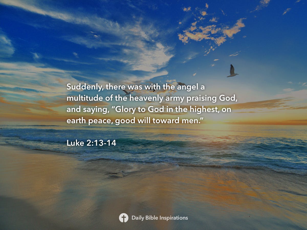 Luke 2:13-14 - Daily Bible Inspirations