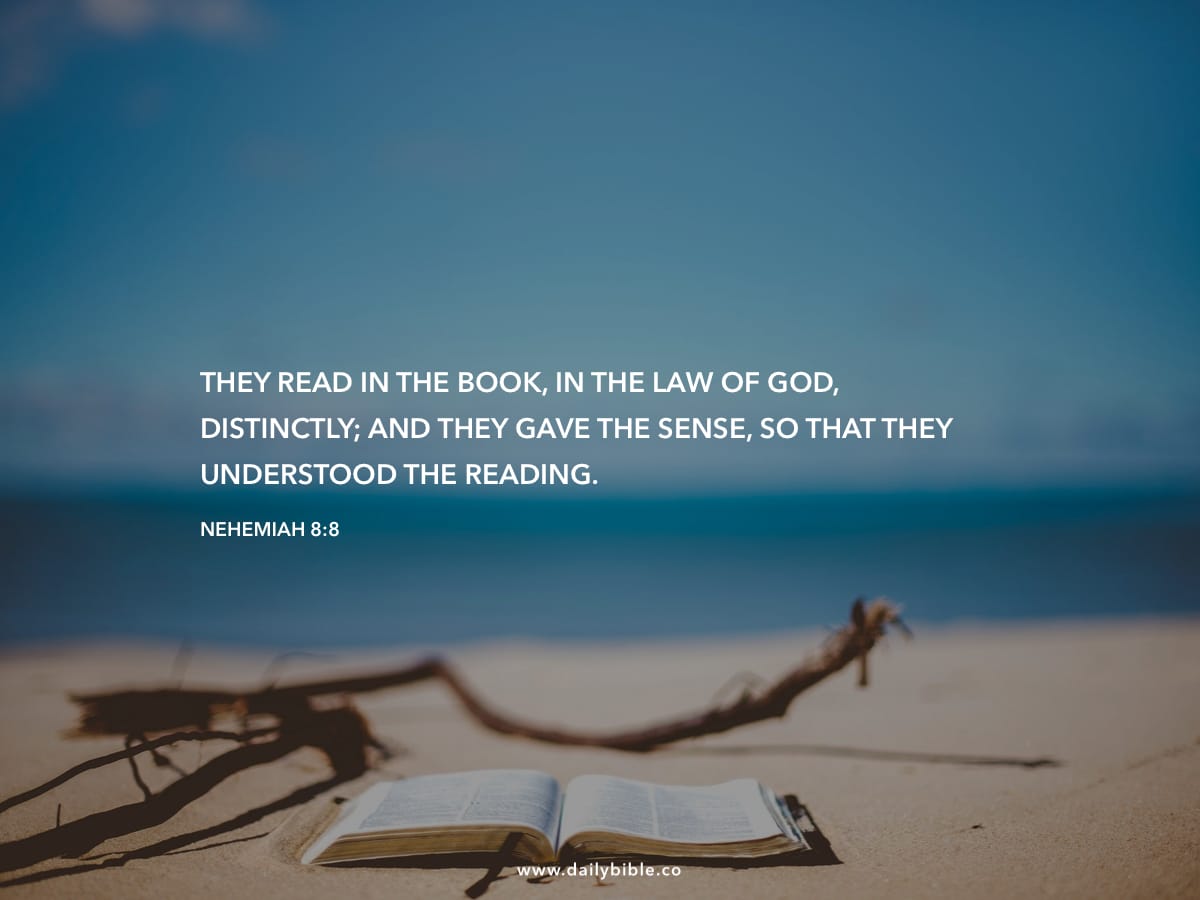 Nehemiah 8:8 - Daily Bible Inspirations