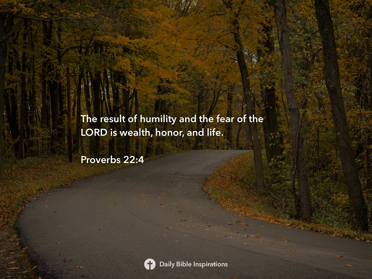 Proverbs 22:4 - Daily Bible Inspirations