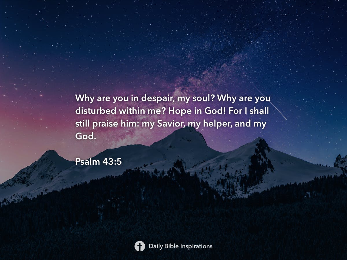 Psalm 43:5 - Daily Bible Inspirations