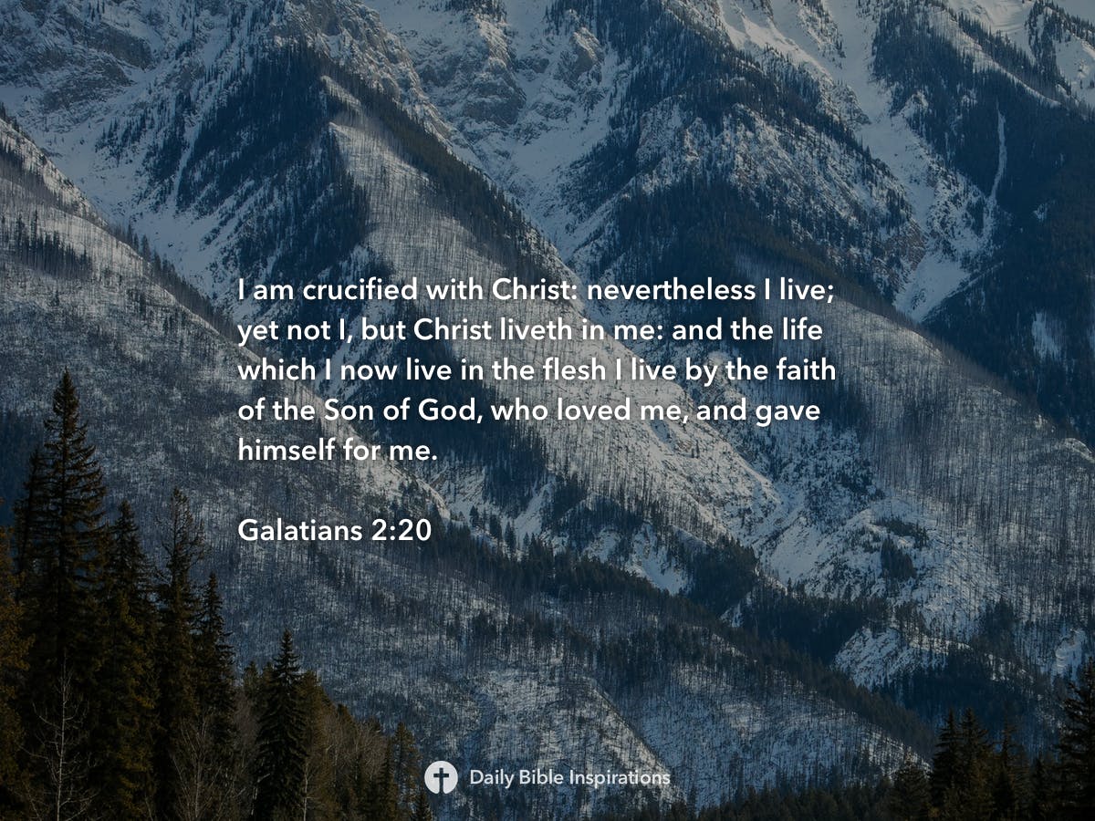 Galatians 2:20 - Daily Bible Inspirations