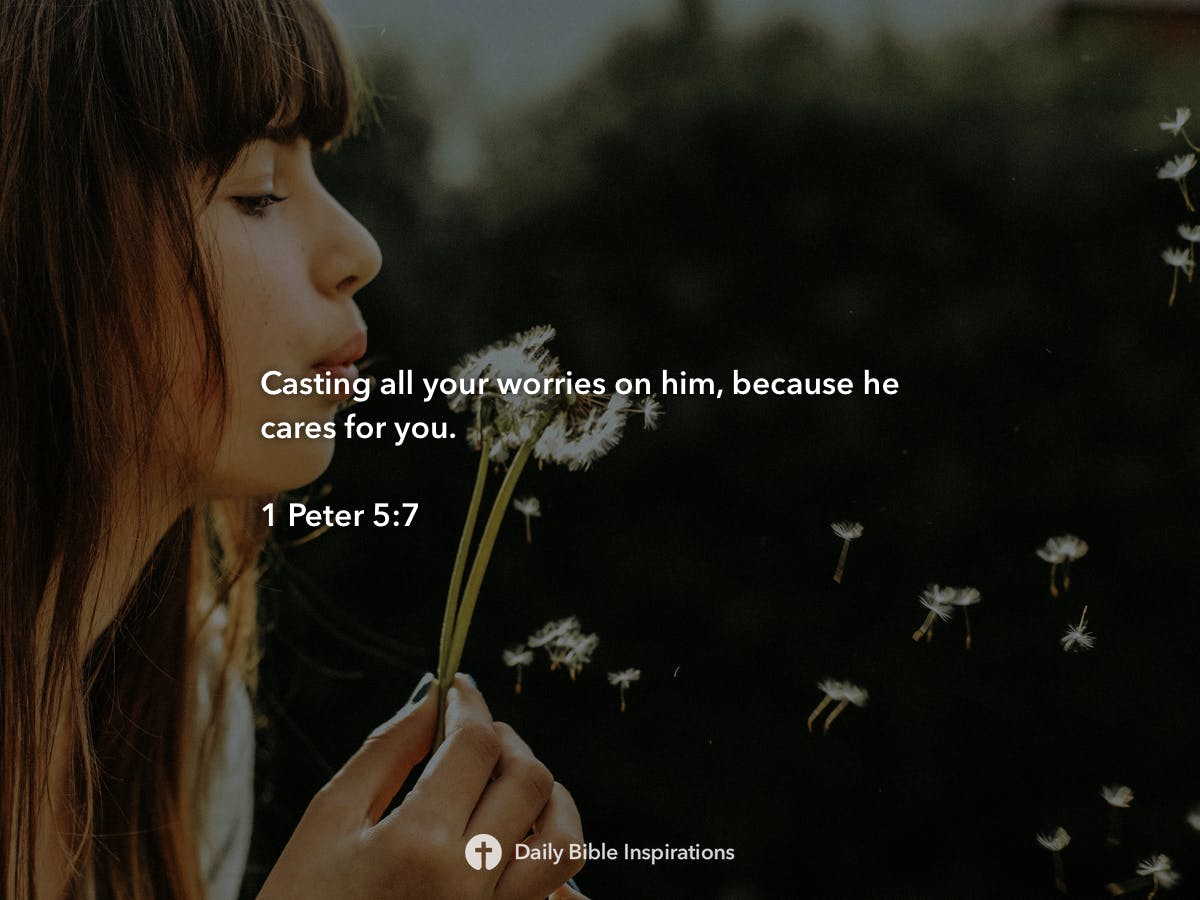 1 Peter 5:7 - Daily Bible Inspirations