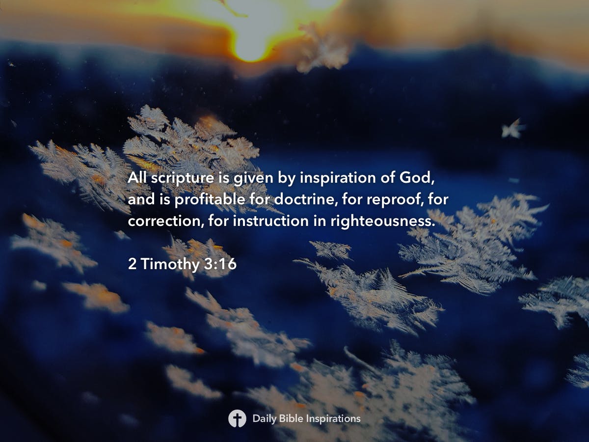 2 Timothy 3:16 - Daily Bible Inspirations