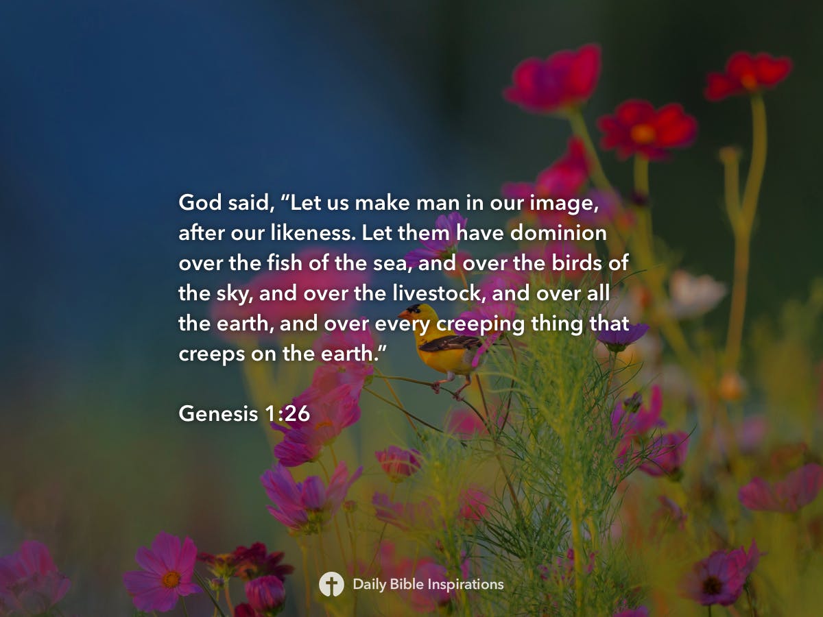 Genesis 1:26 - Daily Bible Inspirations