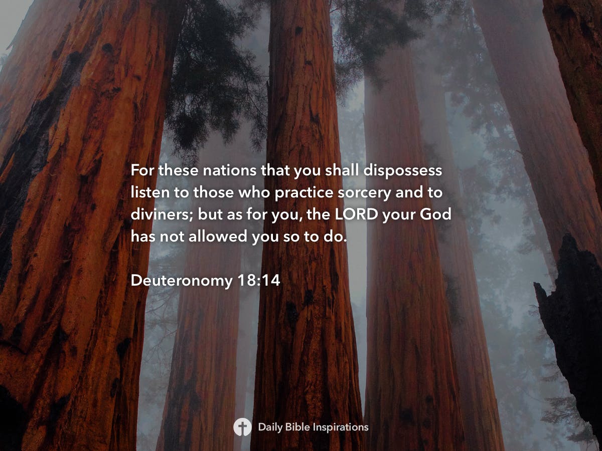 Deuteronomy 18:14 - Daily Bible Inspirations