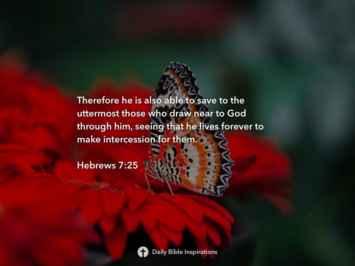 Hebrews 7:25 - Daily Bible Inspirations