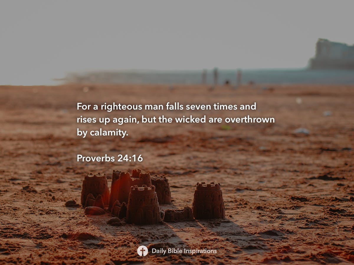 Proverbs 24:16 - Daily Bible Inspirations