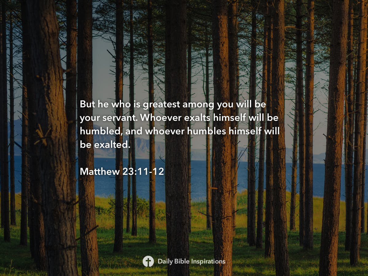 Matthew 23:11-12 | Daily Bible Inspirations