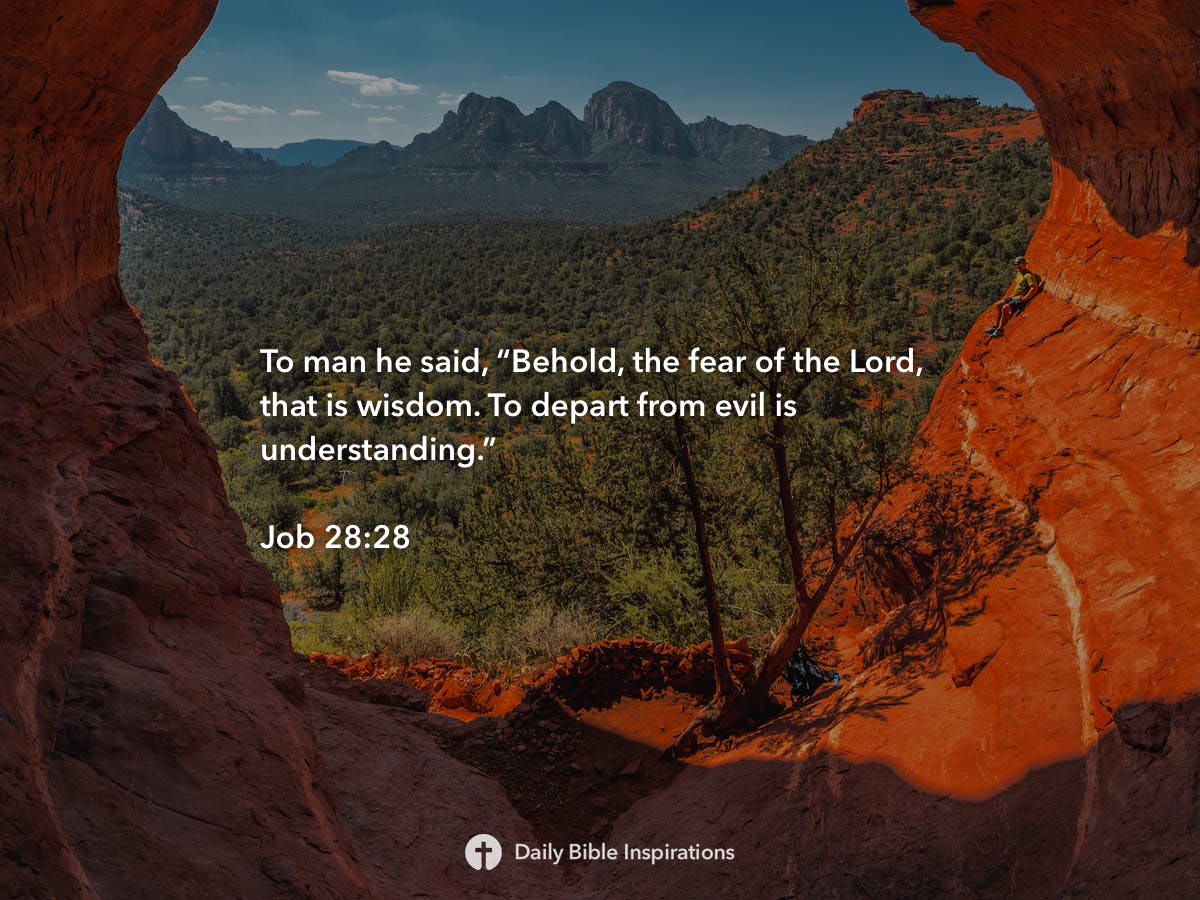 Job 28:28 - Daily Bible Inspirations