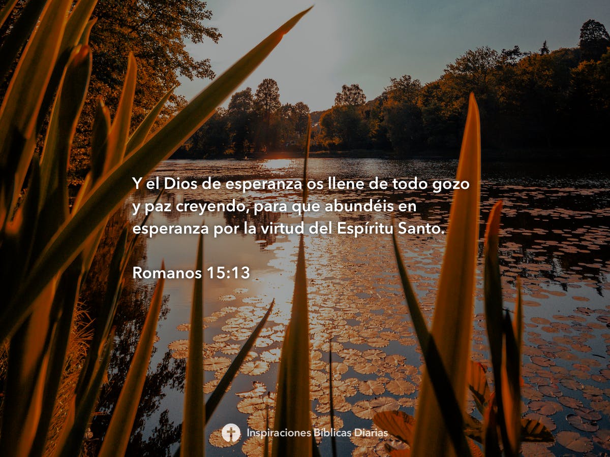 Romanos 15:13 - Inspiraciones Bíblicas Diarias