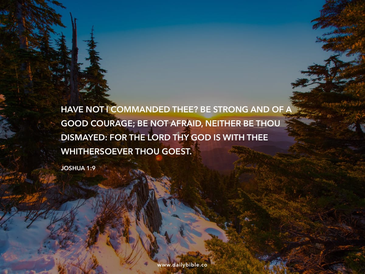 Joshua 1:9 - Daily Bible Inspirations
