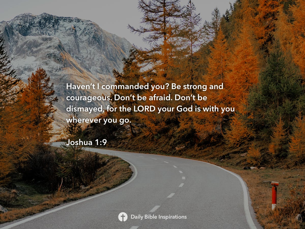Joshua 1:9 | Daily Bible Inspirations