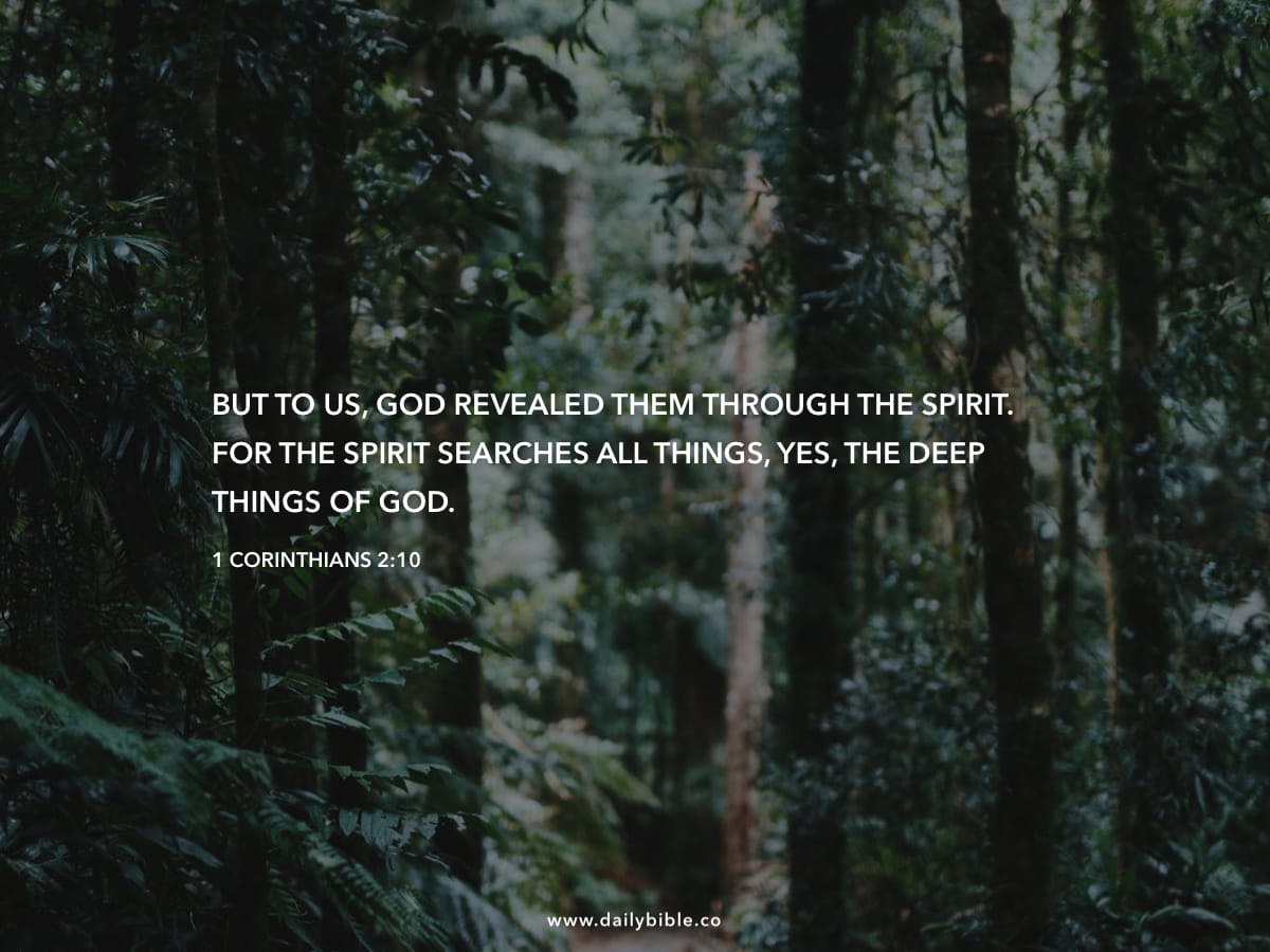 1 Corinthians 2:10 - Daily Bible Inspirations