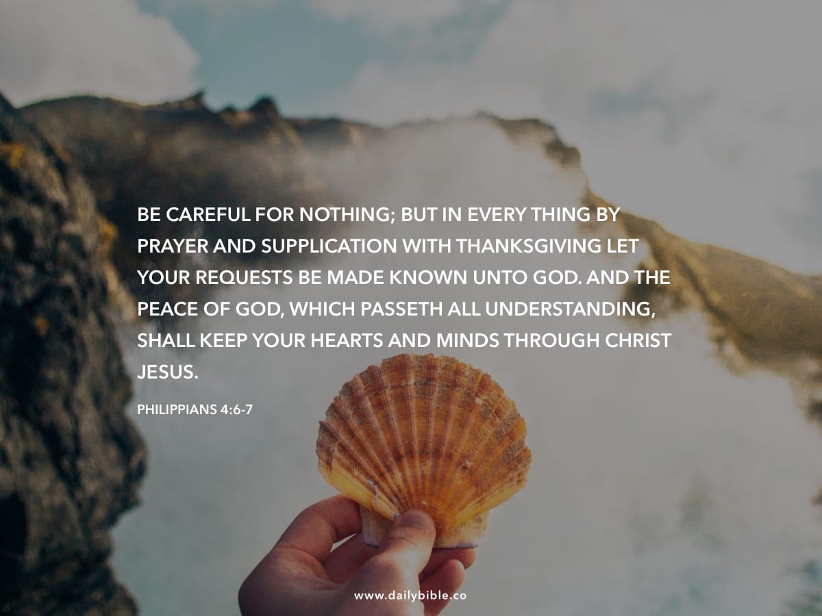 Philippians 4:6-7 - Daily Bible Inspirations
