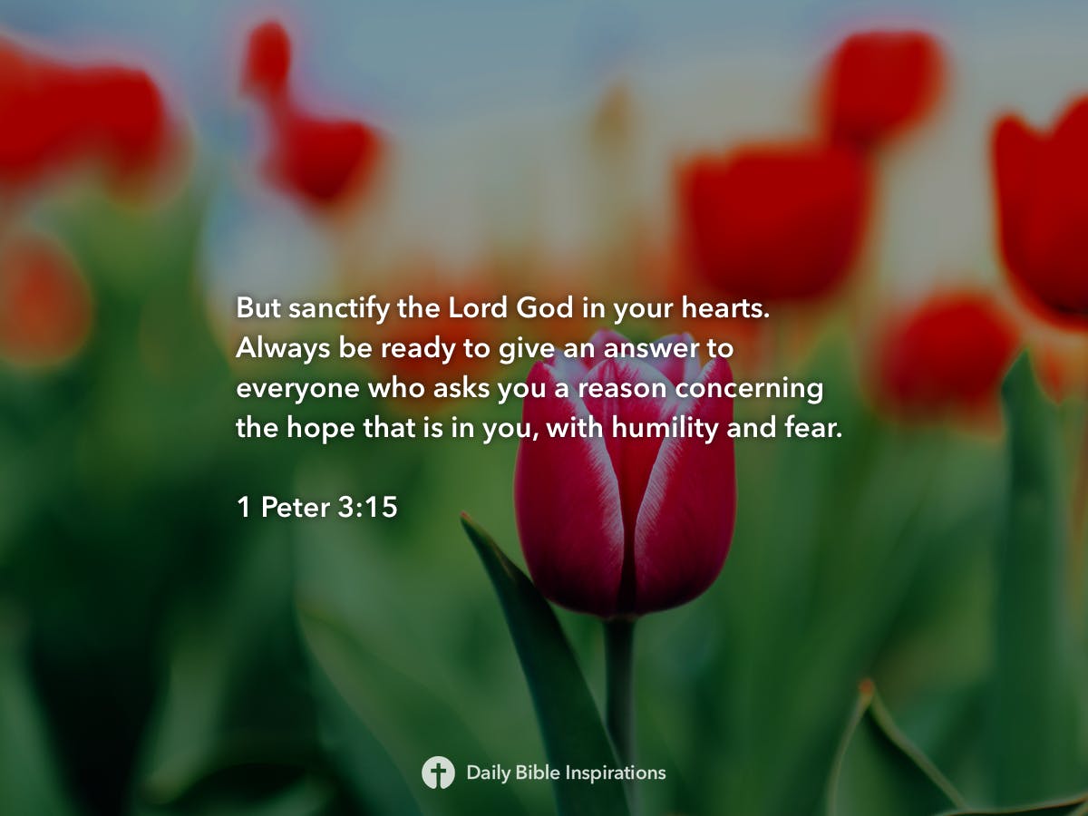 1 Peter 3:15 - Daily Bible Inspirations
