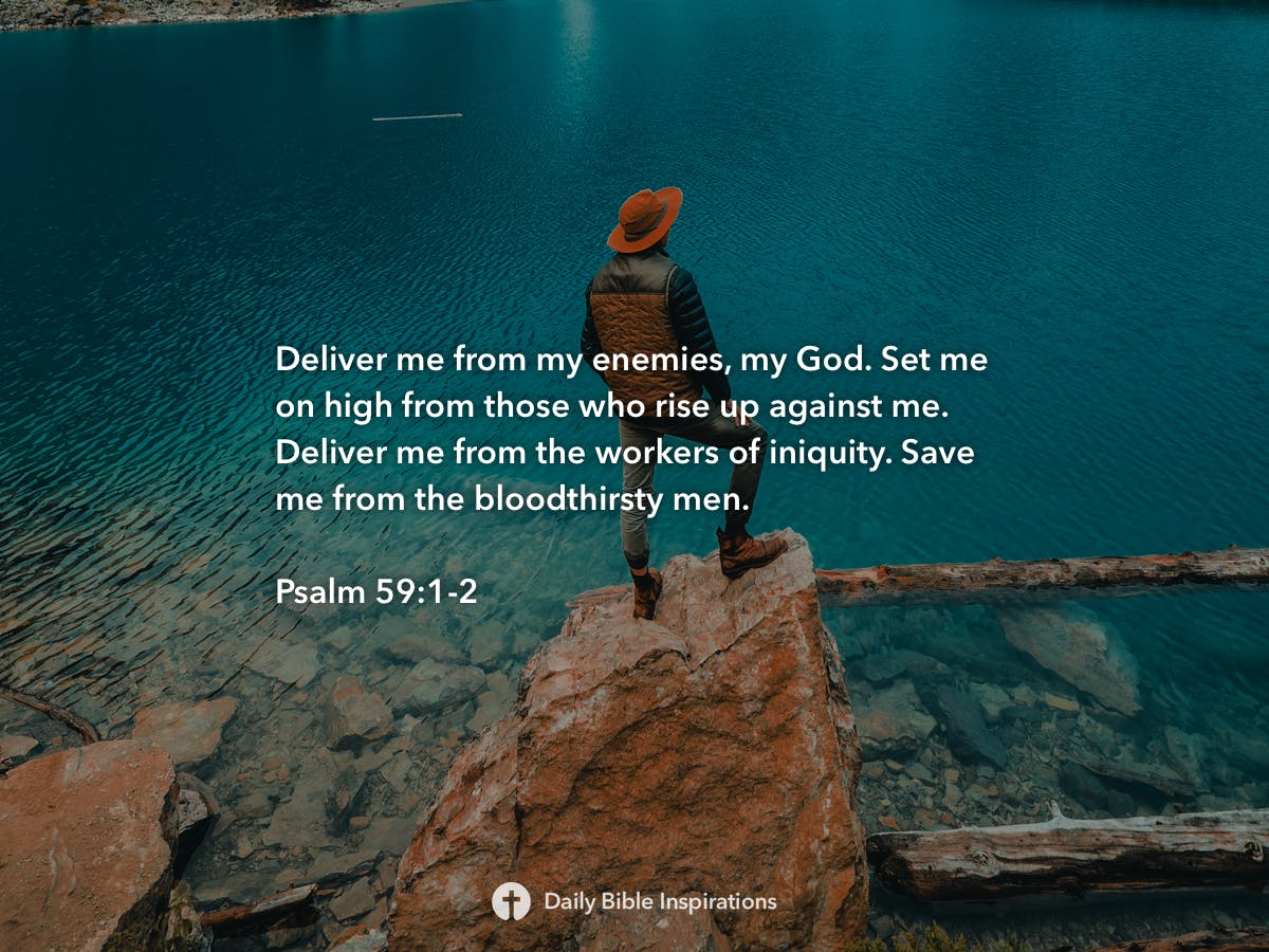 Psalm 59 1 2 Daily Bible Inspirations