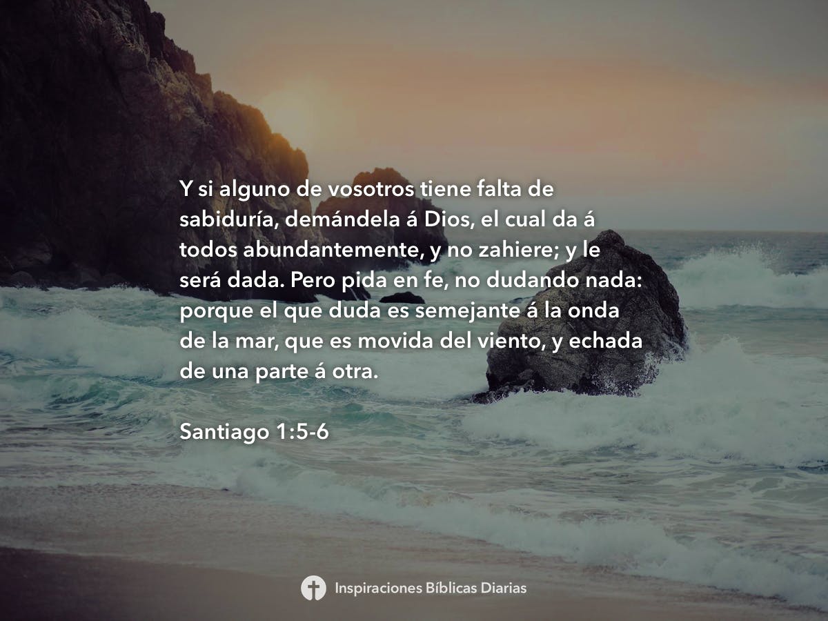 Santiago 1:5-6 | Inspiraciones Bíblicas Diarias