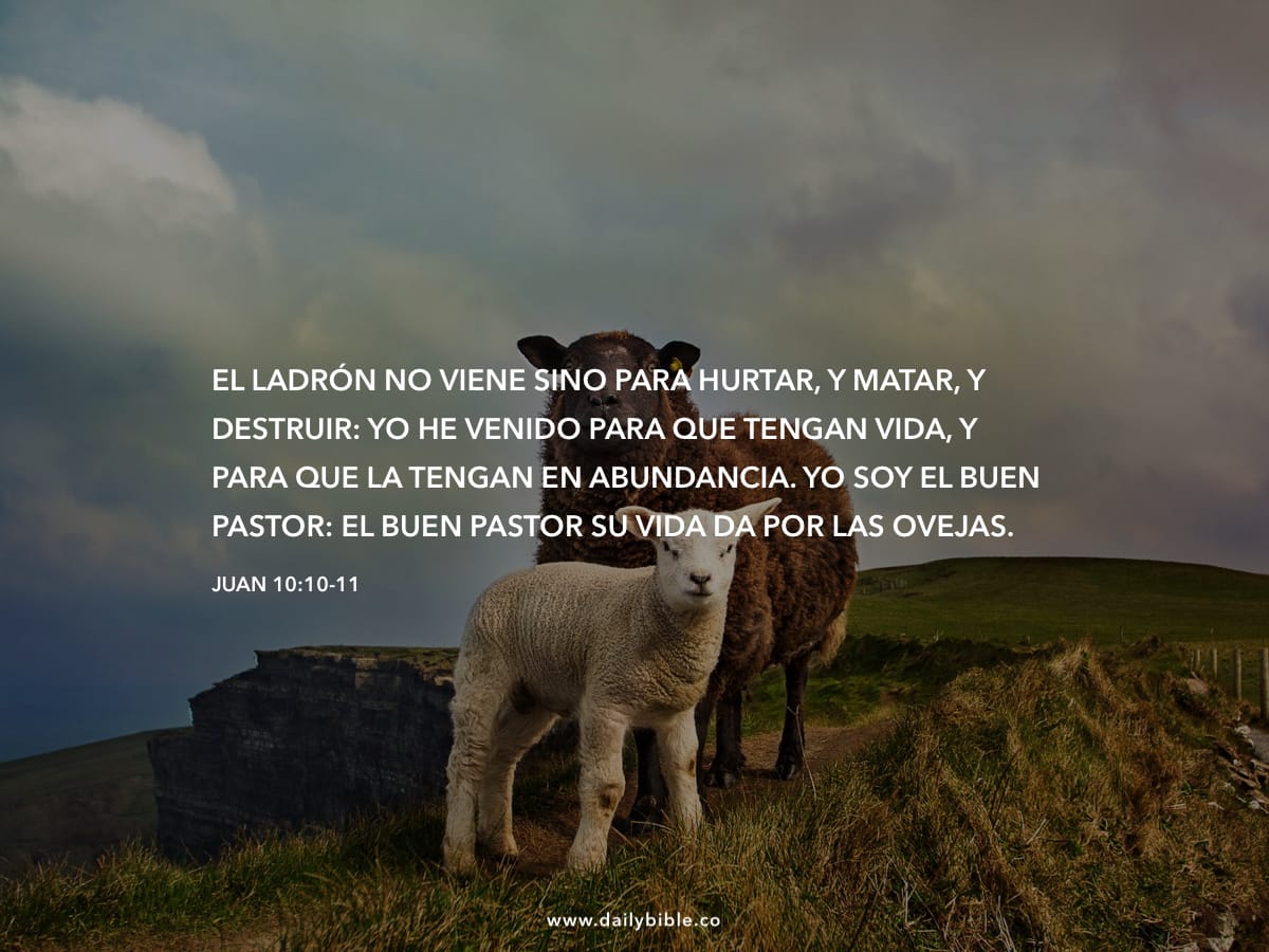 Juan 10:10-11 - Inspiraciones Bíblicas Diarias