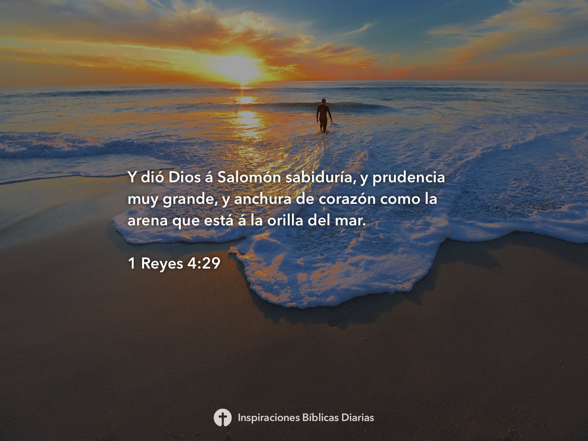 1 Reyes 4:29 | Inspiraciones Bíblicas Diarias