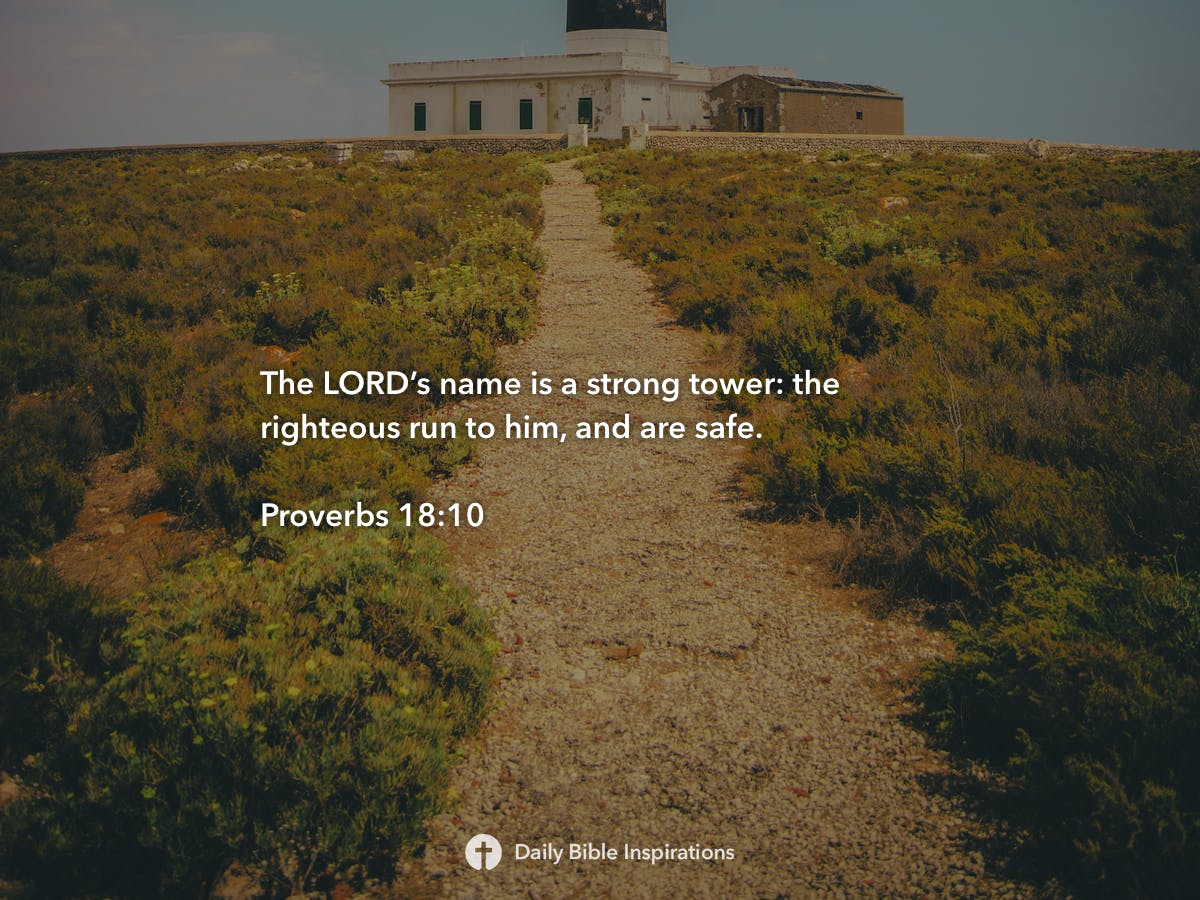 Proverbs 18:10 - Daily Bible Inspirations