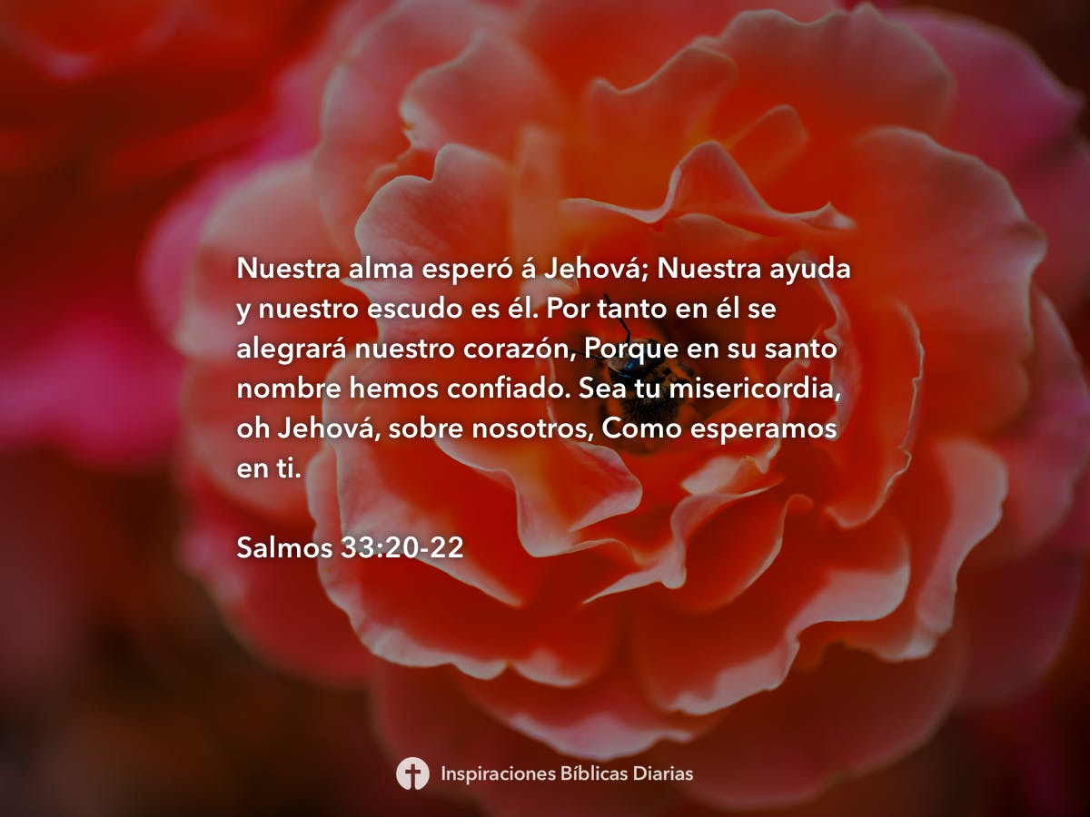 Salmos 33:20-22 - Inspiraciones Bíblicas Diarias