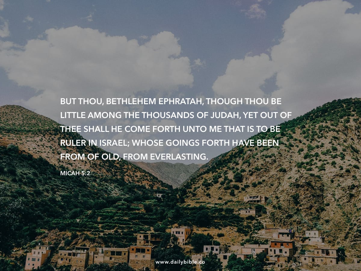Micah 5:2 - Daily Bible Inspirations