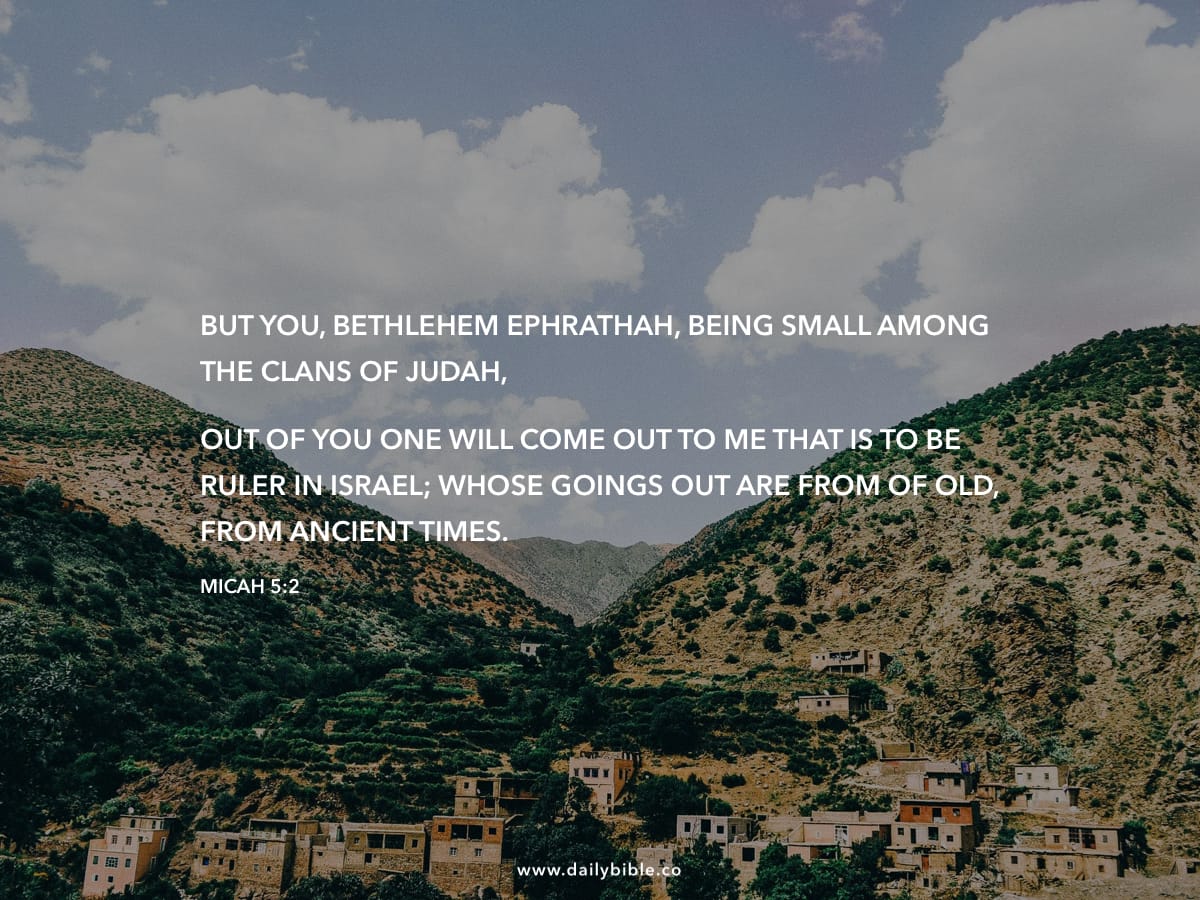 Micah 5:2 - Daily Bible Inspirations