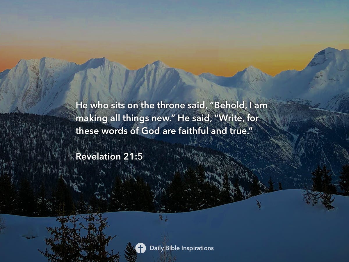 Revelation 21:5 | Daily Bible Inspirations