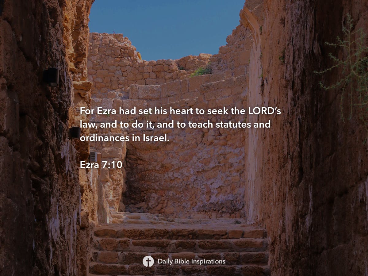 Ezra 7 10 Daily Bible Inspirations