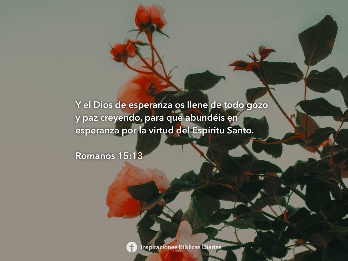 Romanos 15:13 - Inspiraciones Bíblicas Diarias