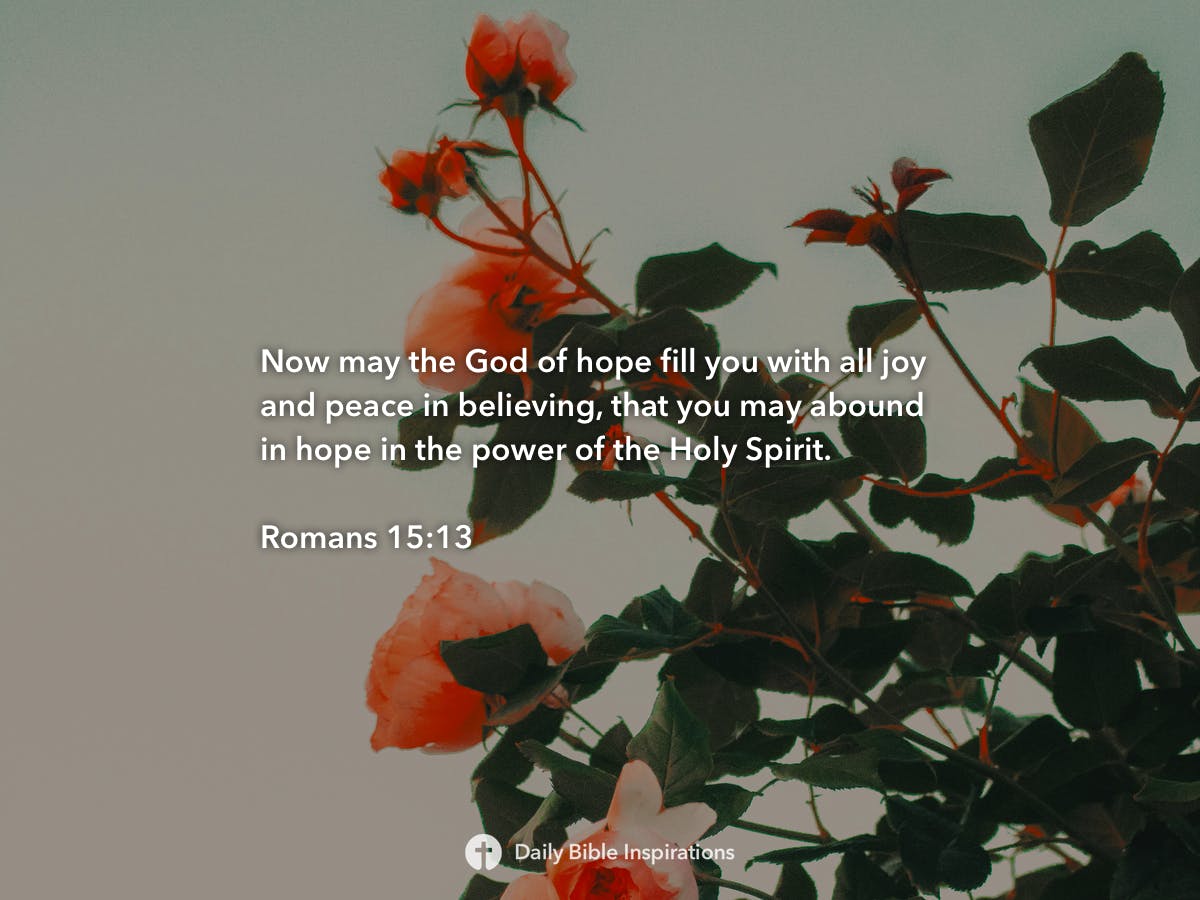 Romans 15:13 - Daily Bible Inspirations