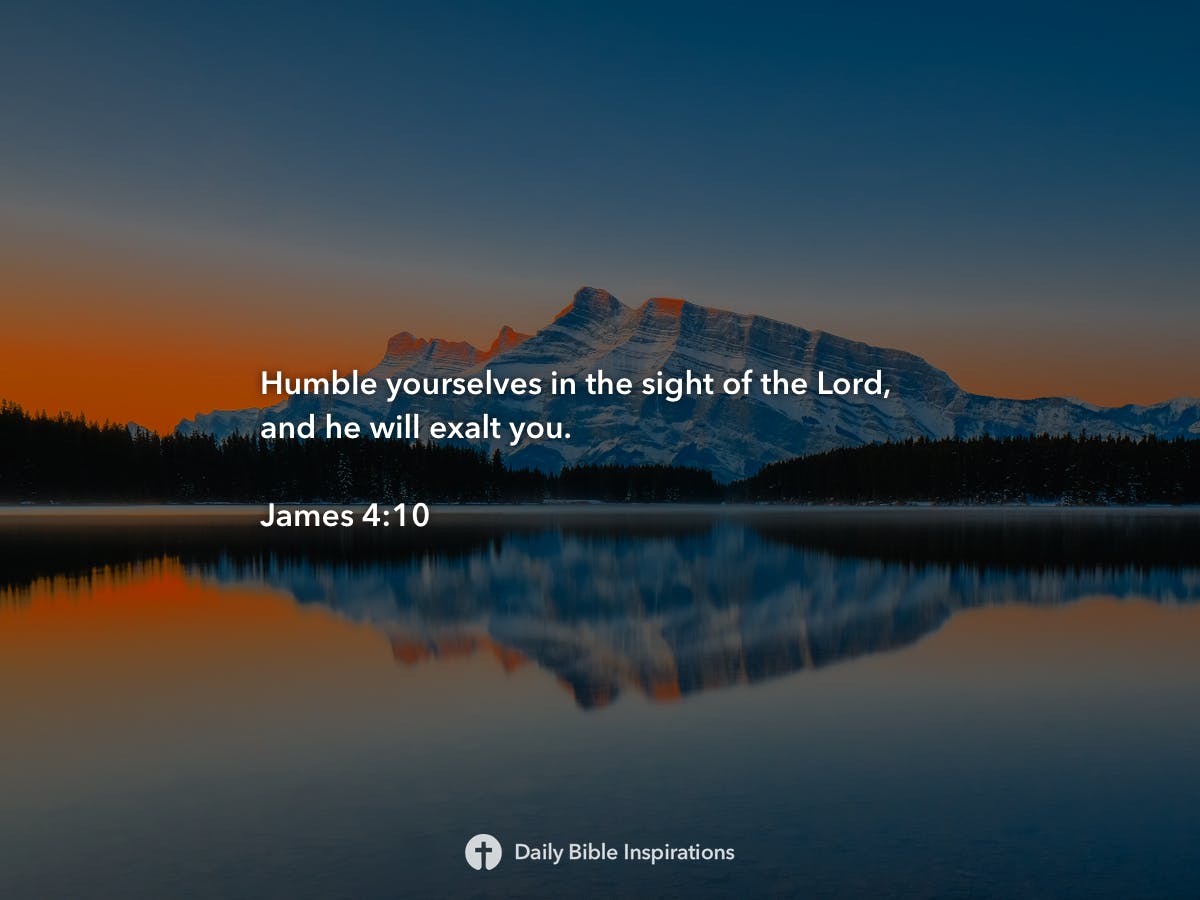 James 4:10 - Daily Bible Inspirations